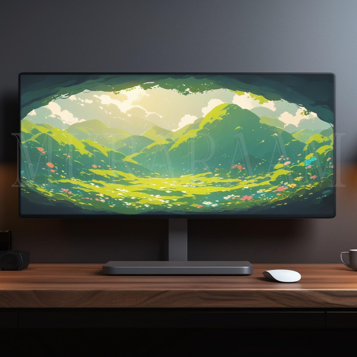 Ultrawide Lofi Spring Landscapes Wallpaper Lofi Widescreen Studio ...