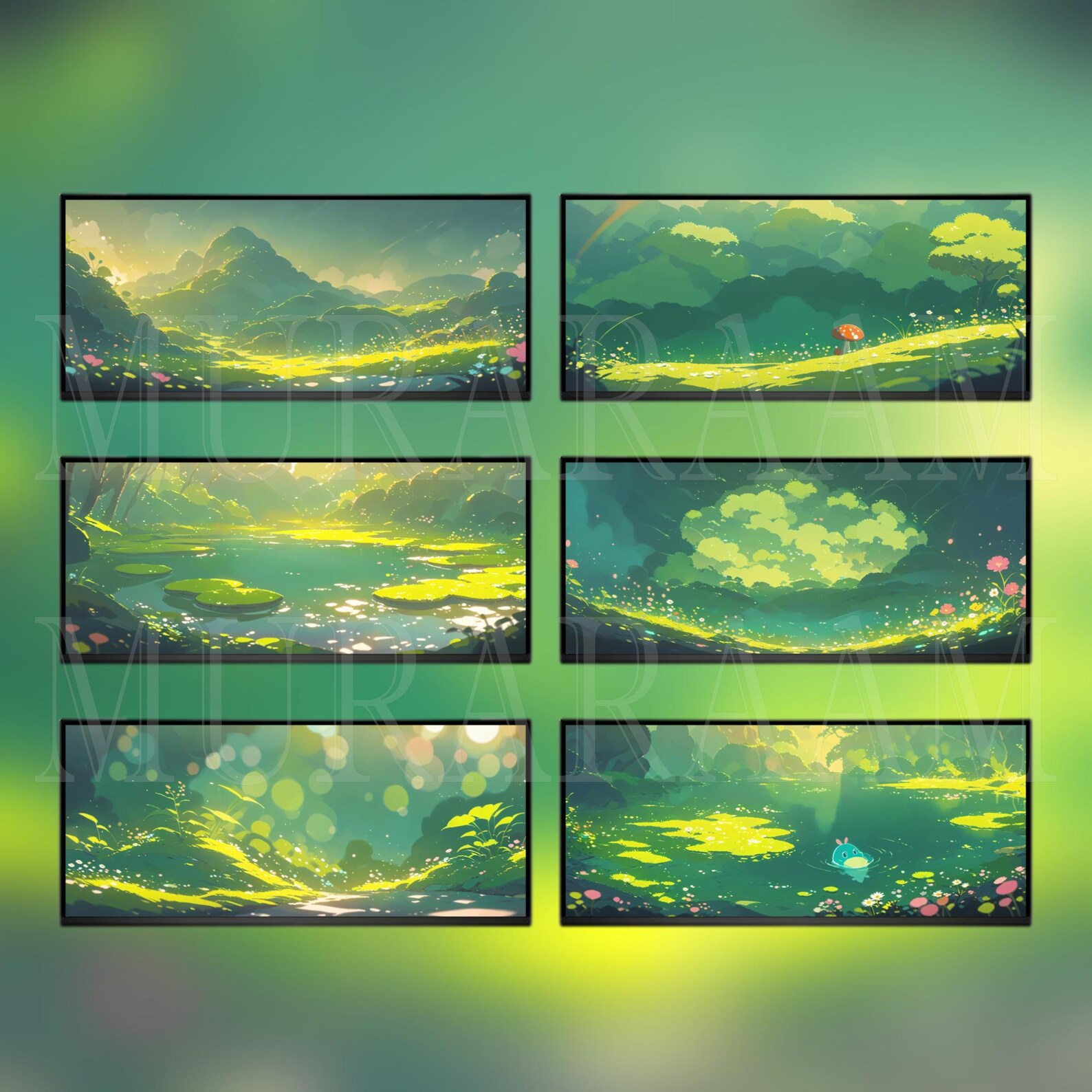 Ultrawide Lofi Spring Landscapes Wallpaper Lofi Widescreen Studio ...