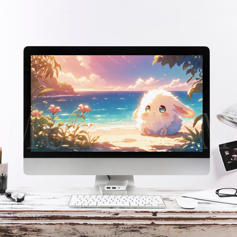 Summer Bunny Wallpapers Cute Aesthetic Wallpapers Bunnies Cozy Desktop ...