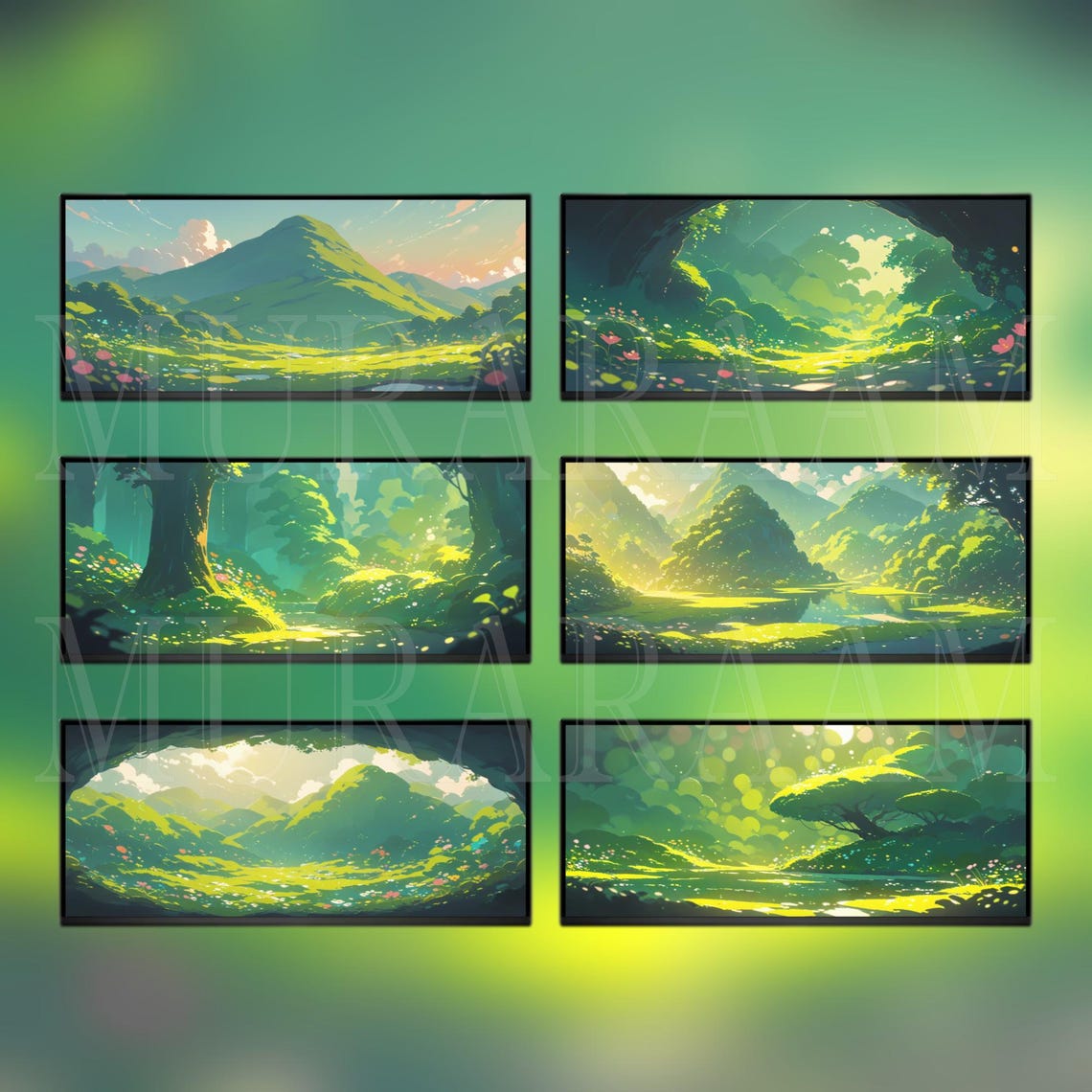Ultrawide Lofi Spring Landscapes Wallpaper Lofi Widescreen Studio ...