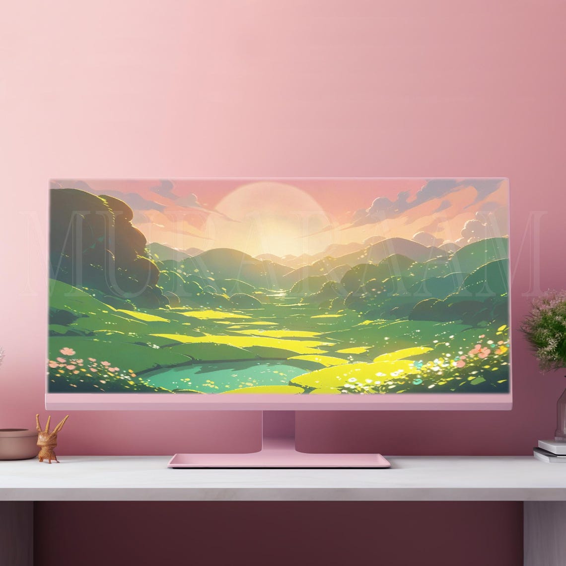 Ultrawide Lofi Spring Landscapes Wallpaper Lofi Widescreen Studio ...