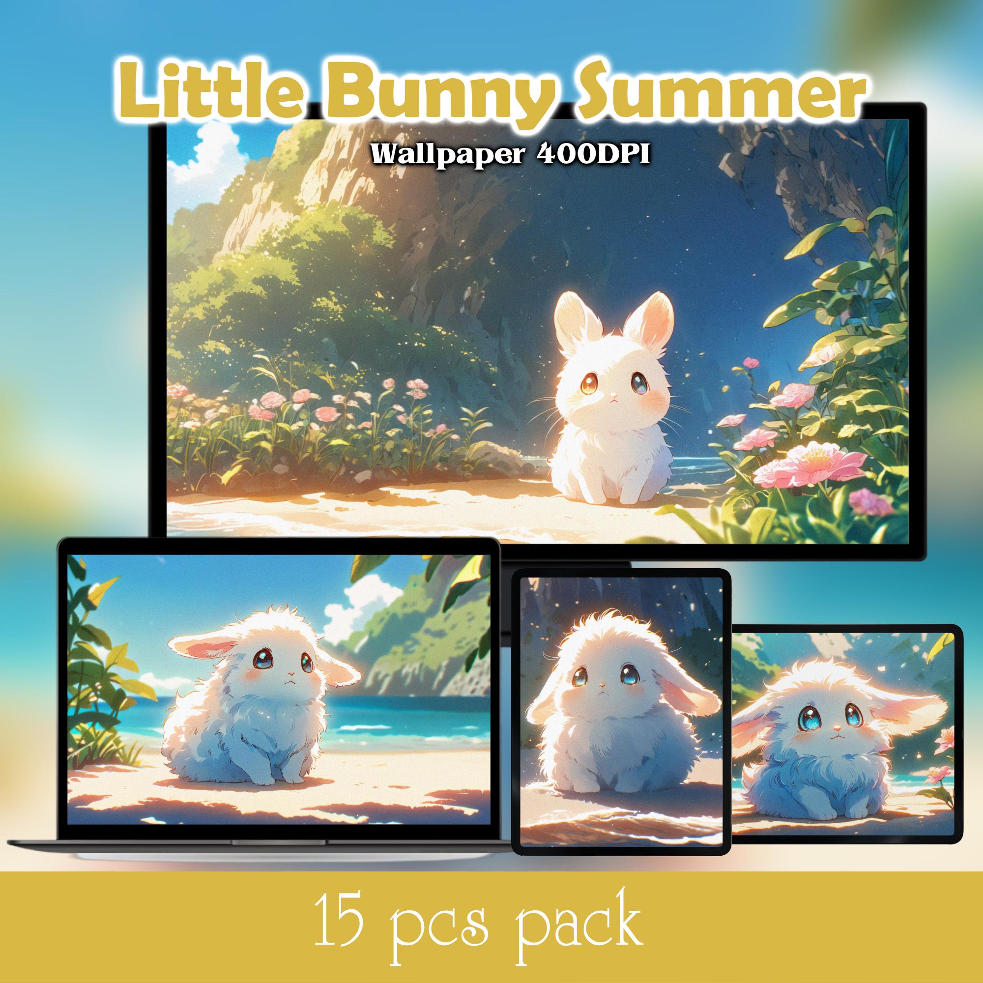 Summer Bunny Wallpapers Cute Aesthetic Wallpapers Bunnies Cozy Desktop ...