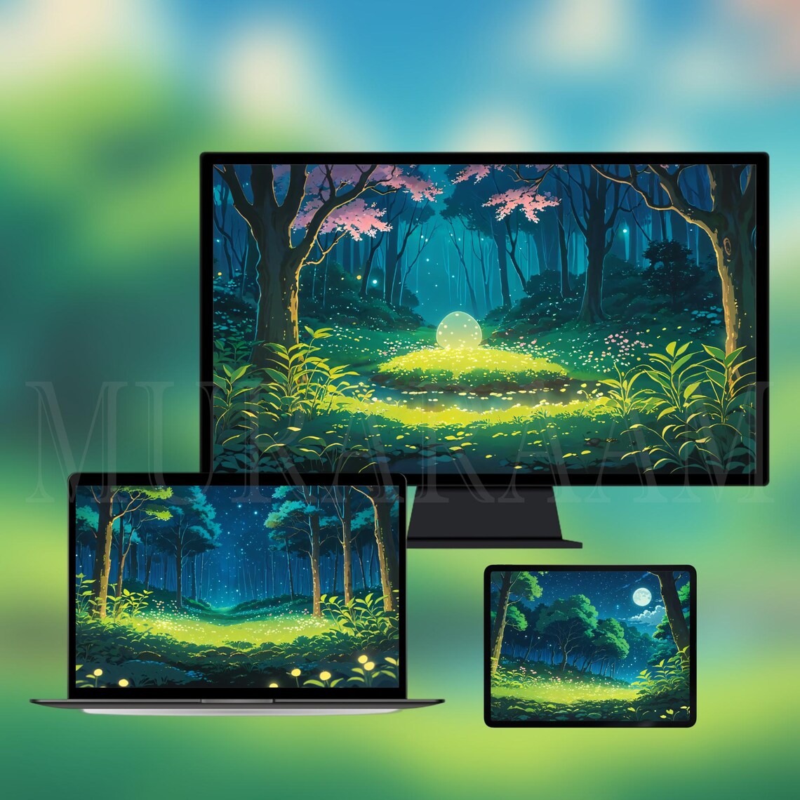 Lofi Spring Landscapes Wallpaper Studio Ghibli Inspired Desktop ...