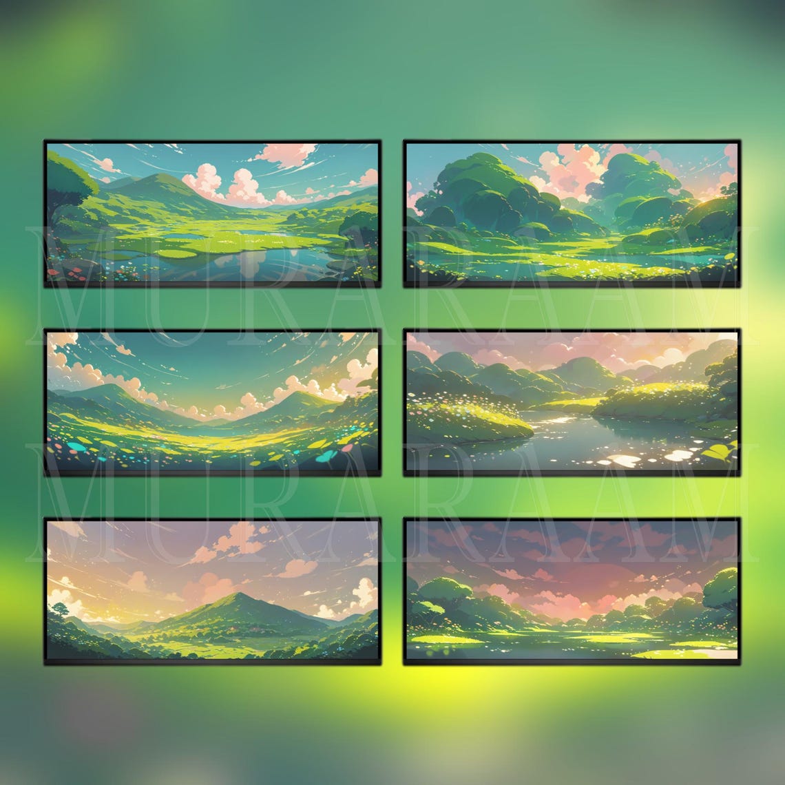 Ultrawide Lofi Spring Landscapes Wallpaper Lofi Widescreen Studio ...