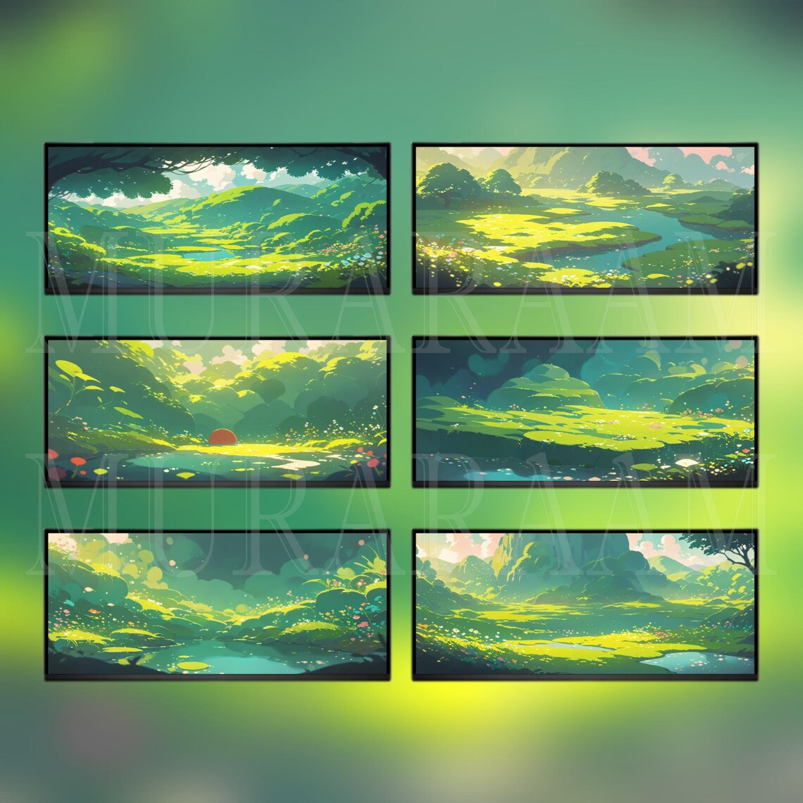 Ultrawide Lofi Spring Landscapes Wallpaper Lofi Widescreen Studio ...