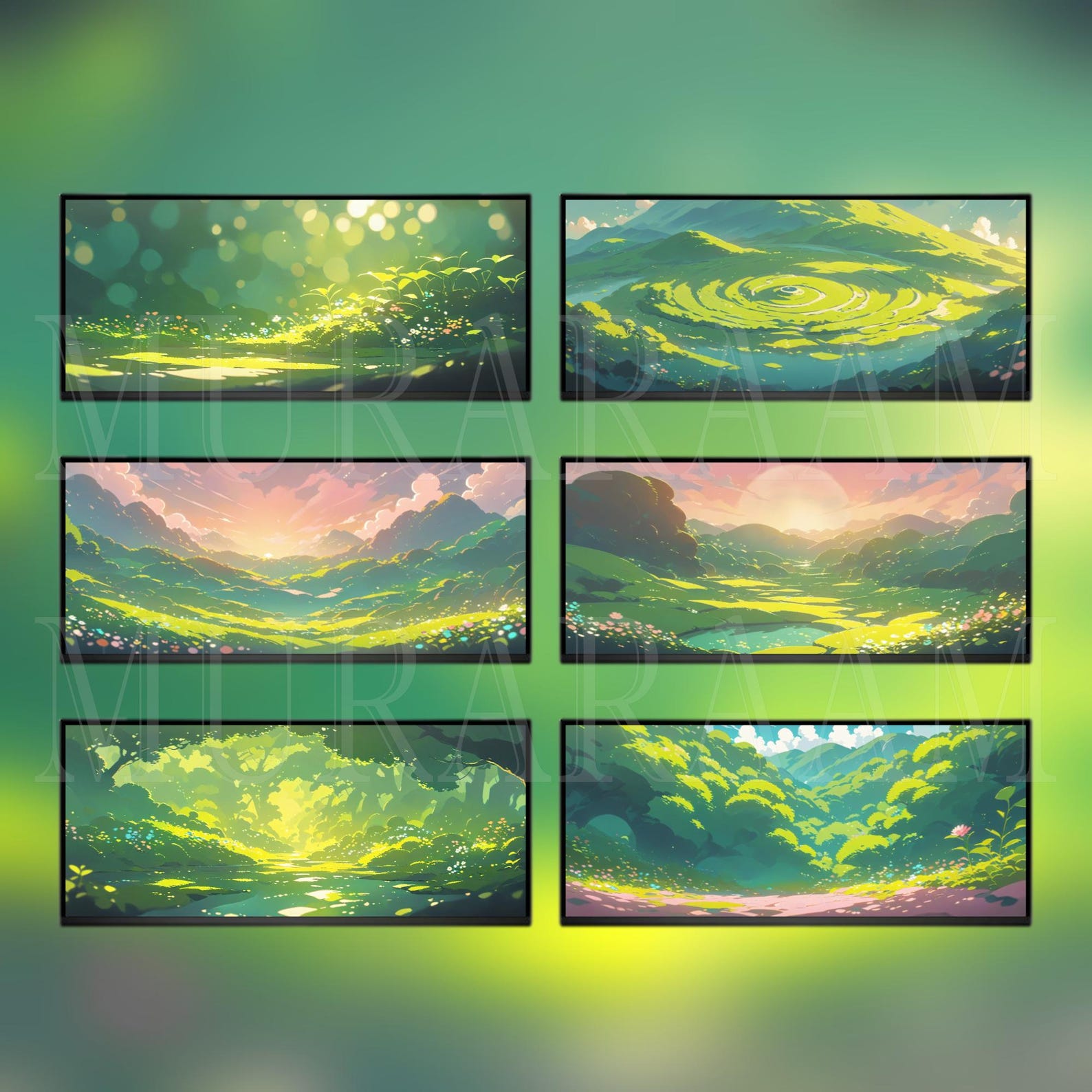 Ultrawide Lofi Spring Landscapes Wallpaper Lofi Widescreen Studio ...
