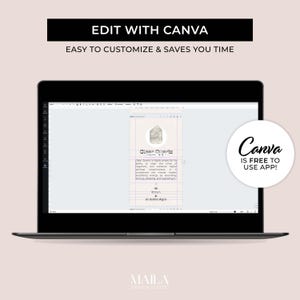 50 Crystal Cards - Easy to Edit Canva Templates - Printable Gemstone ...