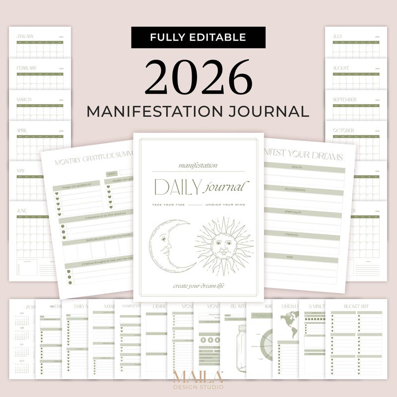 2026 Dream Calendar - Etsy