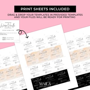 Lip Balm Label Template Bundle - Easy to Edit Canva Template - Custom ...