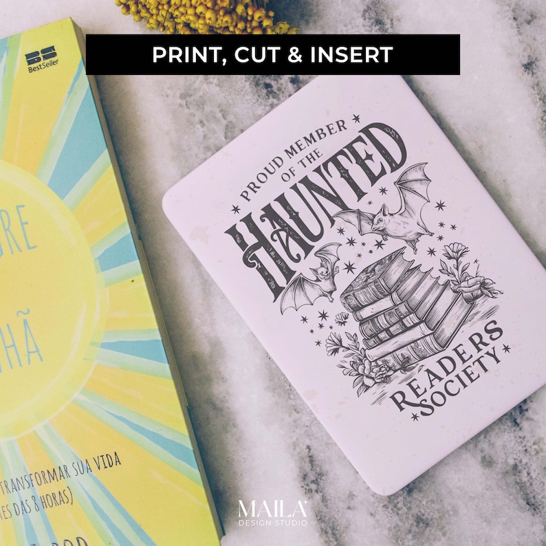 Printable Kindle Cover Inserts - Kindle E-reader Paper Insert - DIY ...