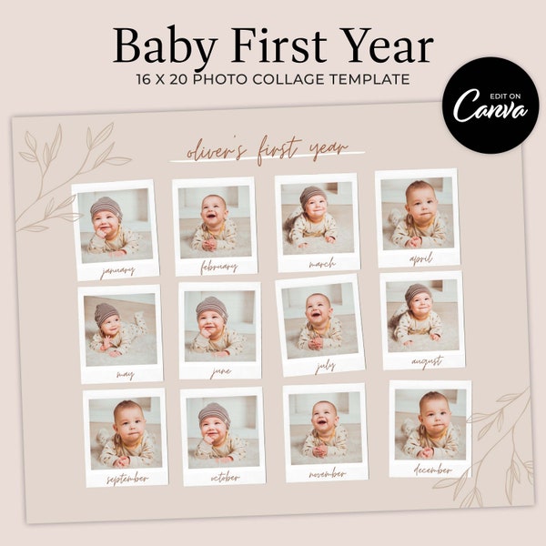 Baby Photo Collage - Etsy