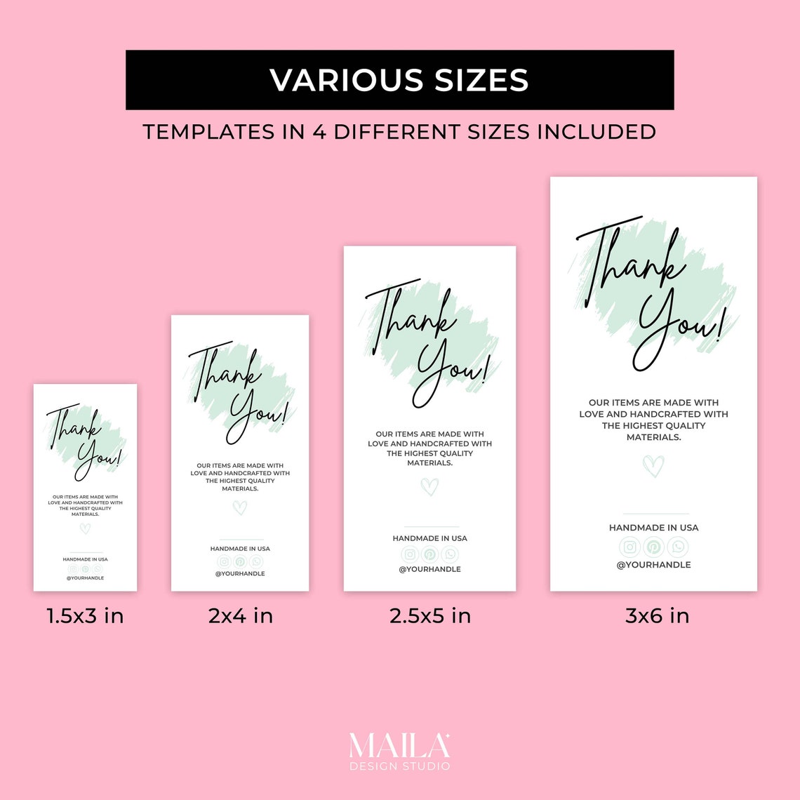 Box Seal Sticker Template Easy to Edit Canva Templates Editable ...