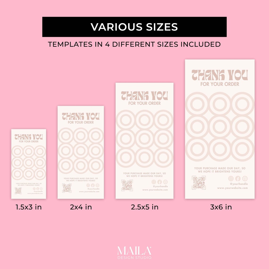 Box Seal Sticker Template Easy to Edit Canva Templates Editable ...