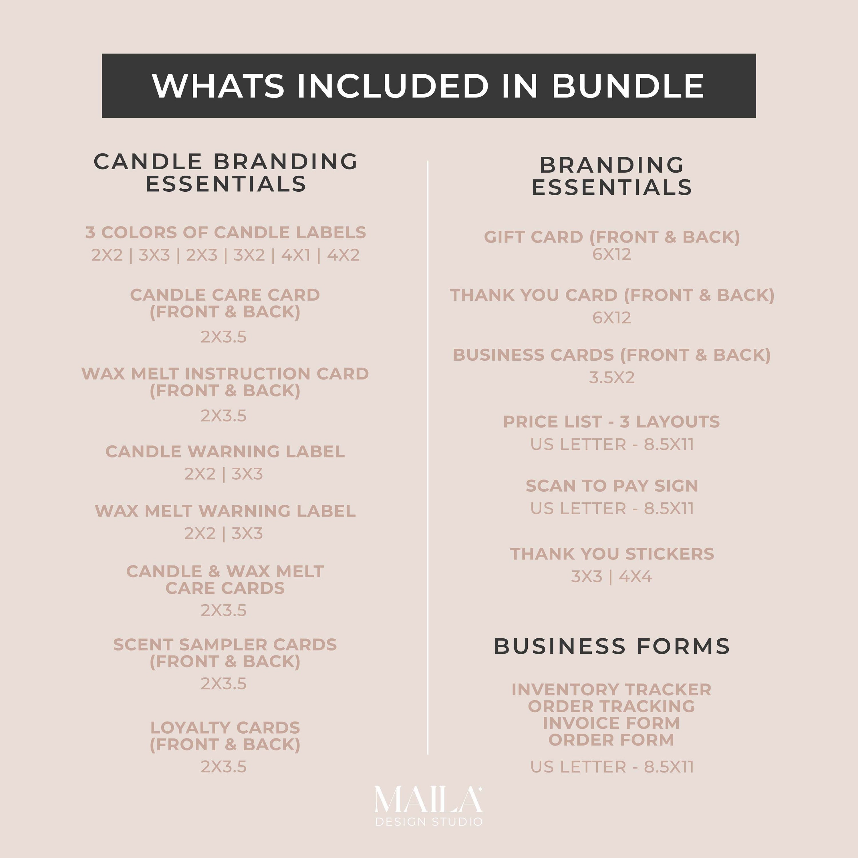 Candle Business Bundle - Editable Canva Candle Brand Template - Candle ...
