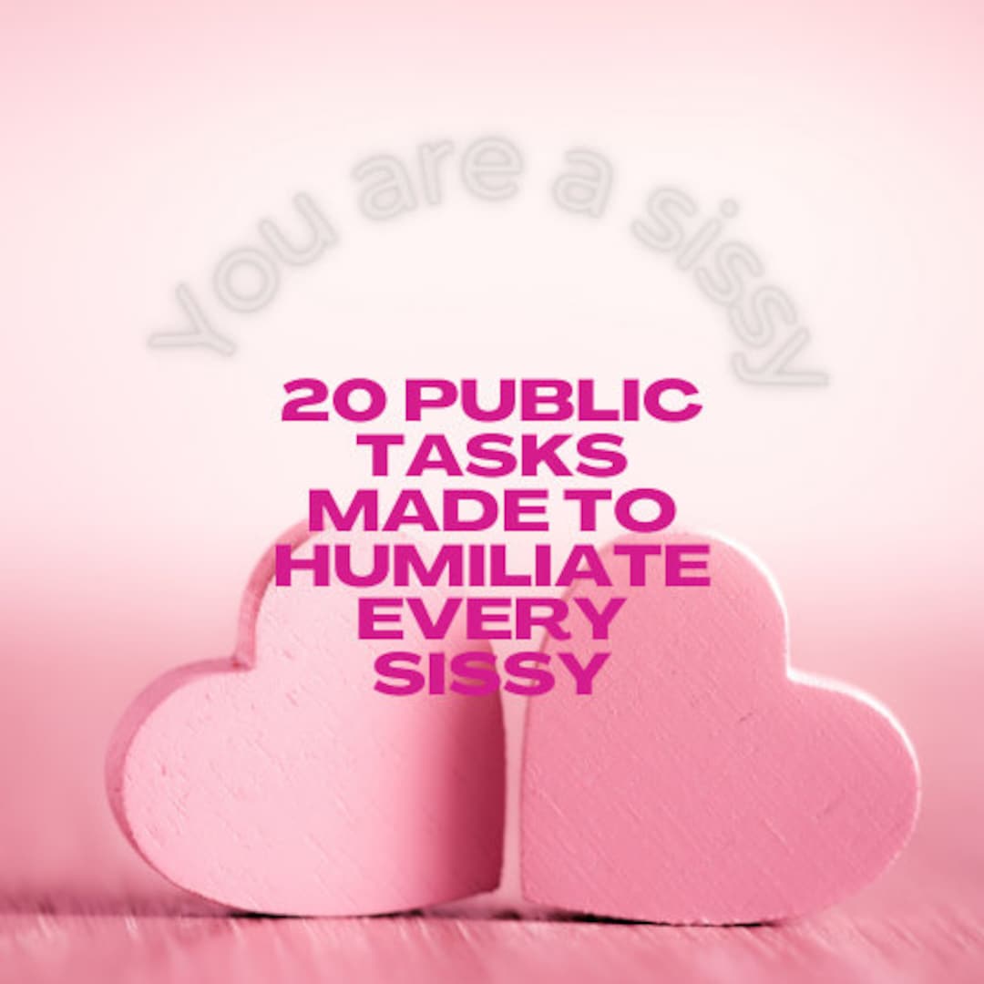 20 Public Tasks Made to Humiliate Every Sissy - Etsy