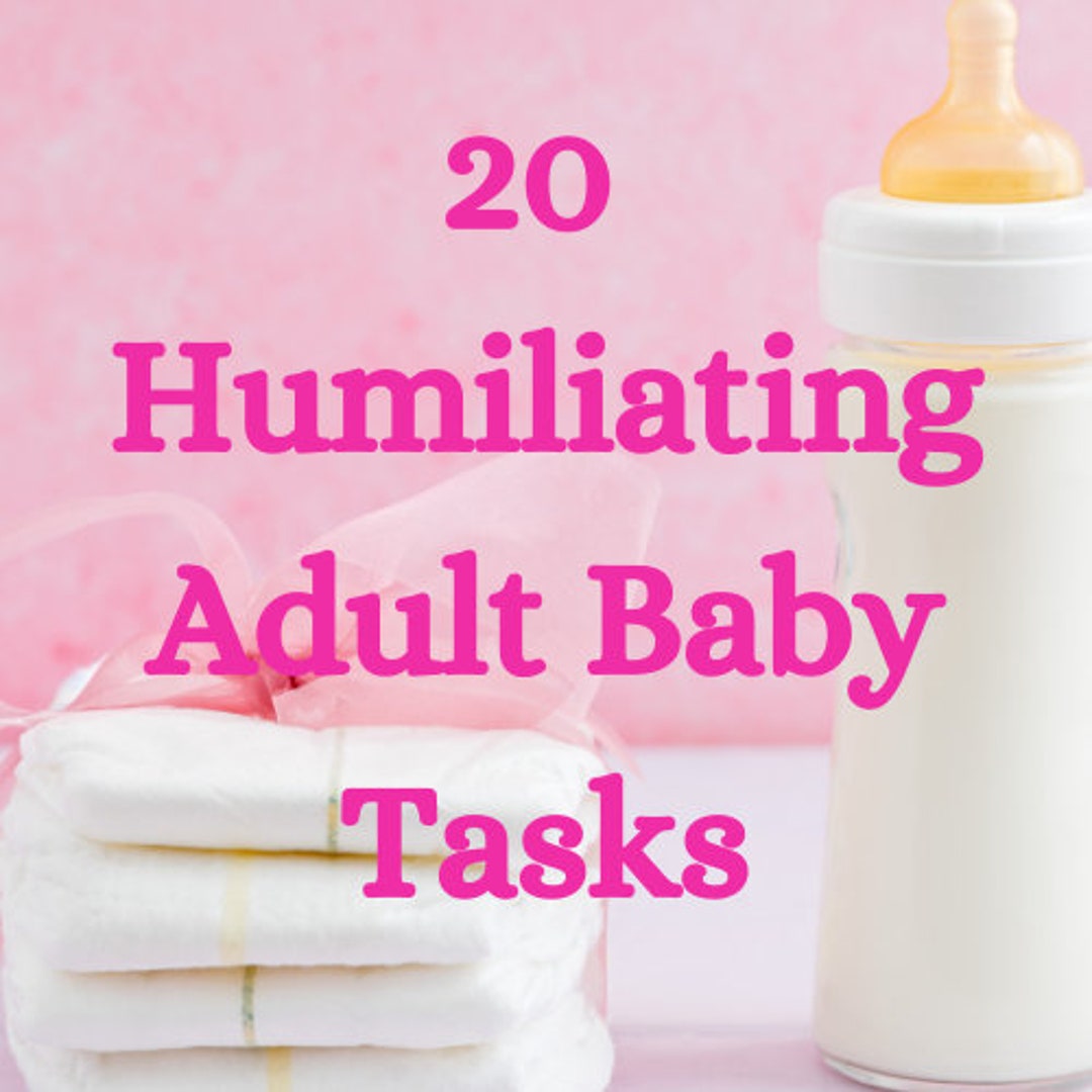 20 Humiliating Adult Baby Tasks - Etsy
