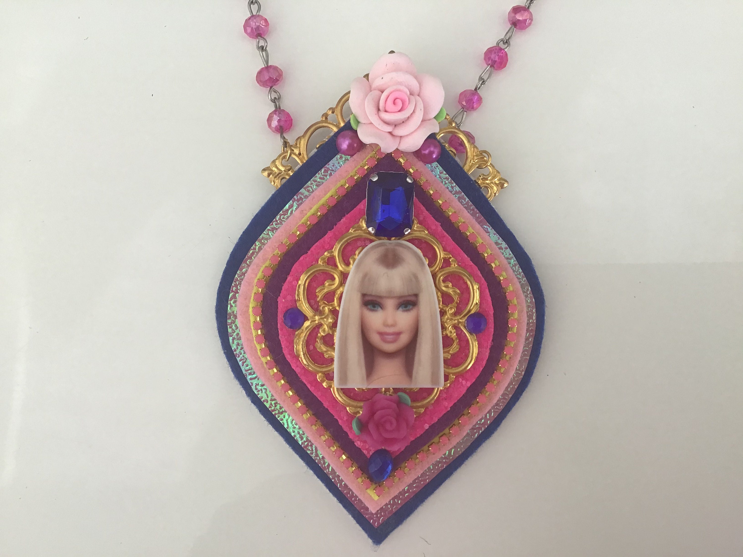 Collier Barbie Original Pièce Unique - Etsy