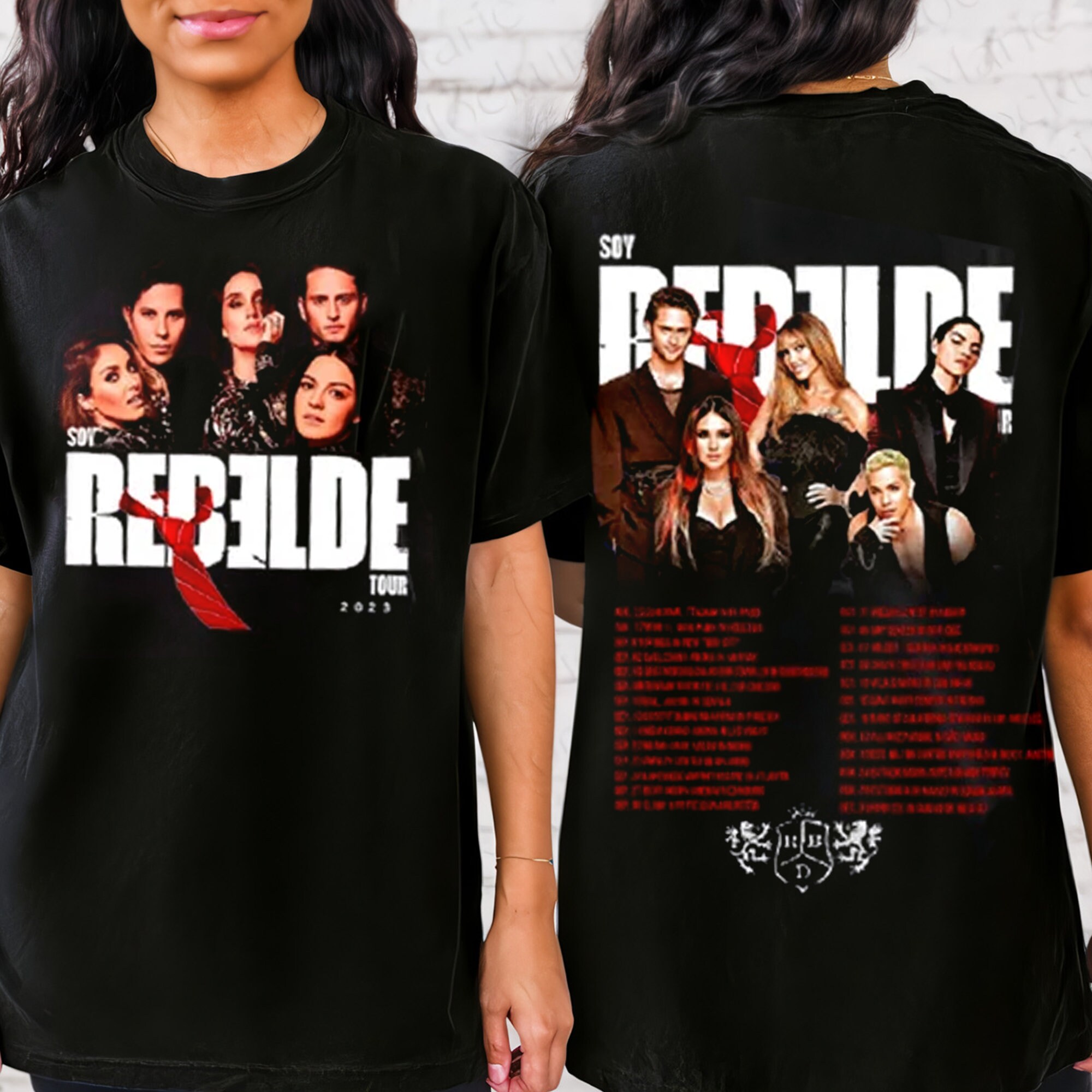 Retro Soy Rebelde Shirt, RBD Tour 2023 Shirt, Soy Rebelde Tour Designed ...