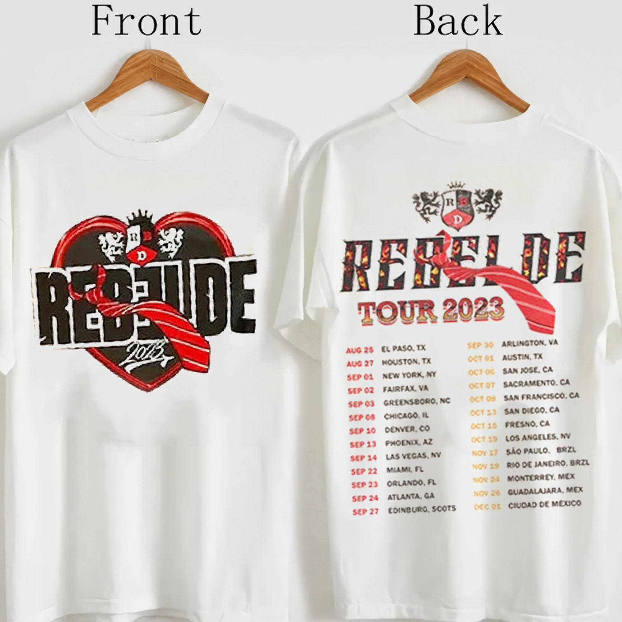 Retro Soy Rebelde Shirt, RBD Tour 2023 Shirt sold by Trumpet Lynnette ...