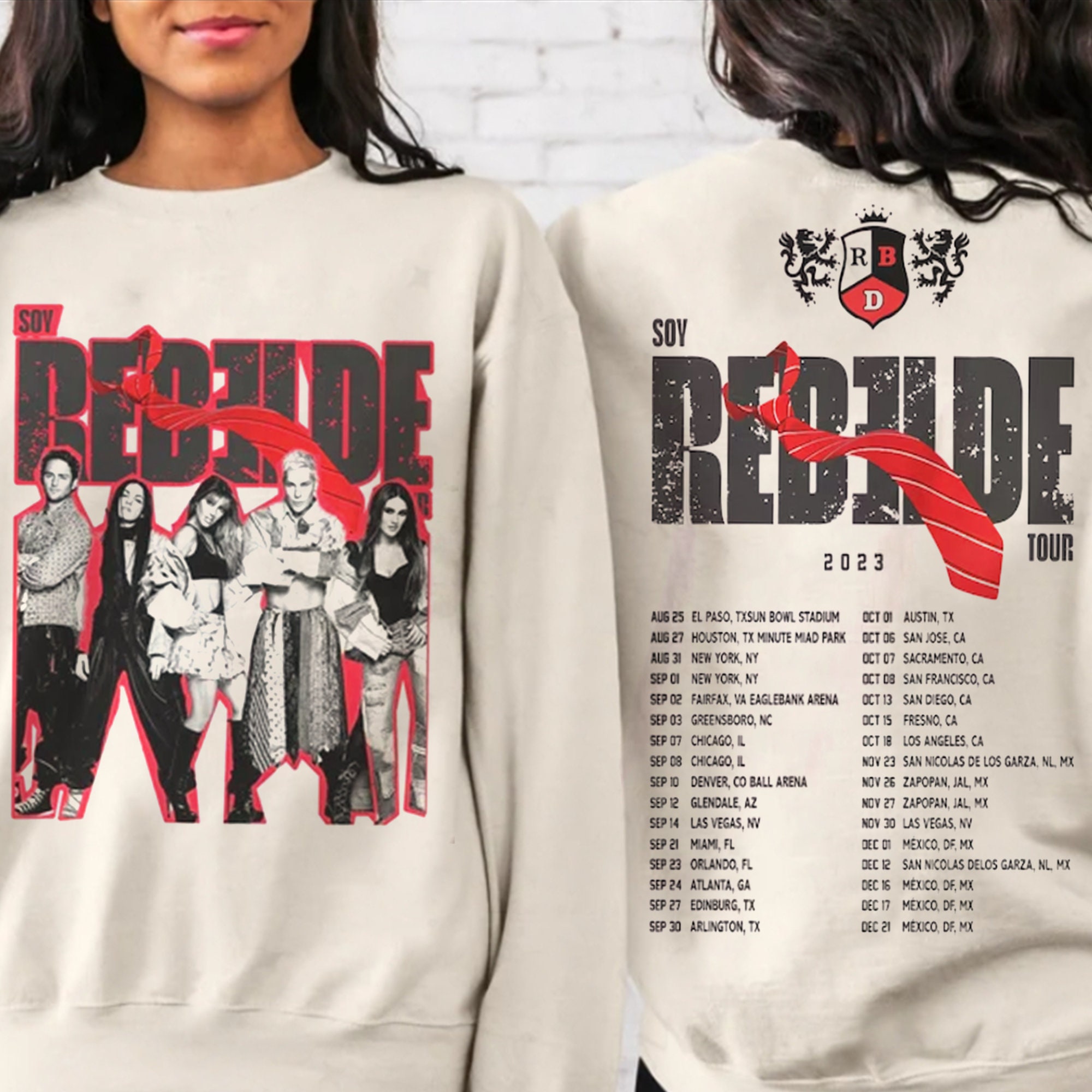 Retro Soy Rebelde Shirt, RBD Concert Shirt sold by Supporting ...