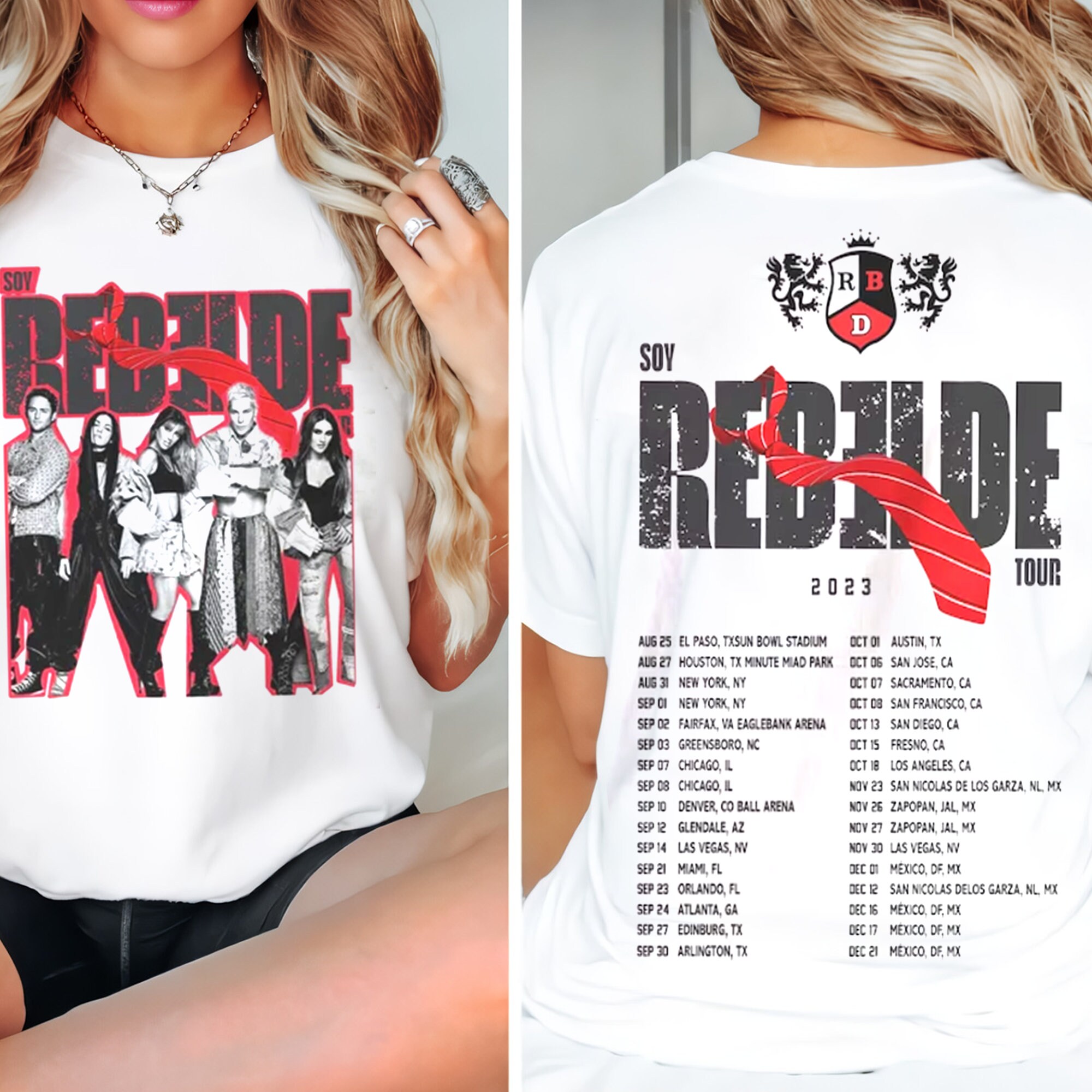 Retro Soy Rebelde Shirt, RBD Concert Shirt sold by Supporting ...