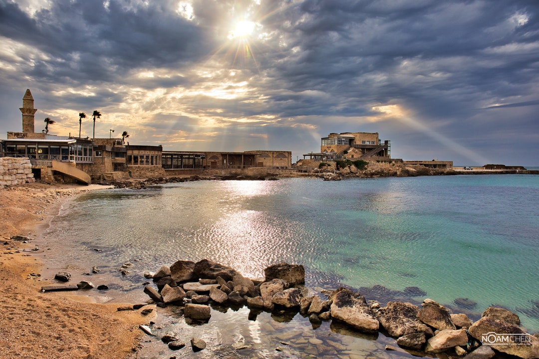 Caesarea Maritima Holy Land Print, Wall Art From Israel - Etsy