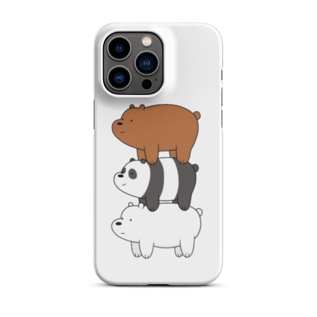 Cute We Bare Bears Triplets Stacking Phone Case iPhone - Etsy