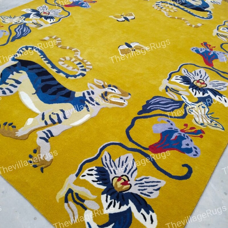 Tiger Rug - Etsy