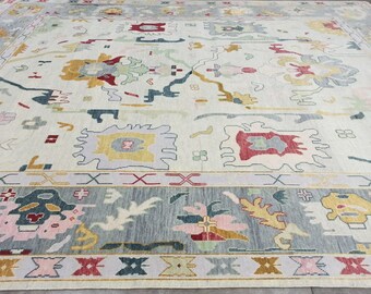 New Living Room Floral Rug Hand Tufted Modern Rug Handmade - Etsy