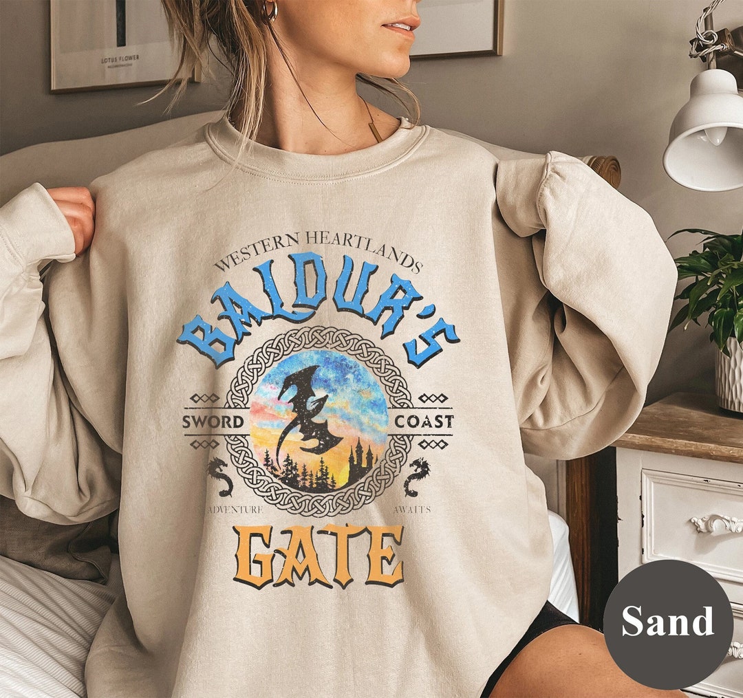 Dnd Adventure Awaits at Baldur's Gate Shirt Baldur's - Etsy