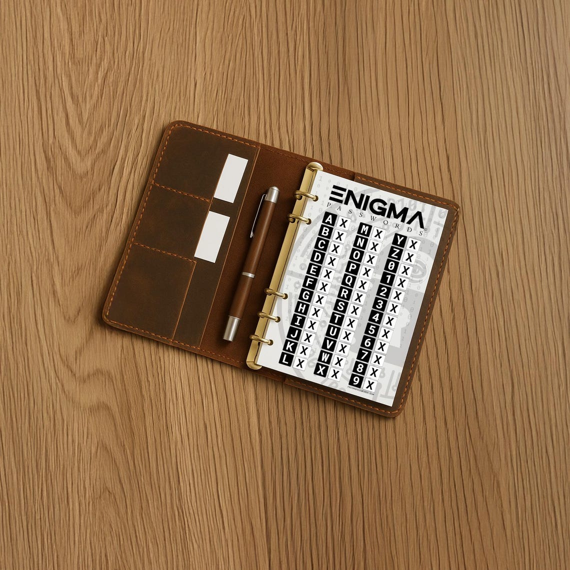 Enigma Password Card PDF – Printable Password Generator, Offline ...