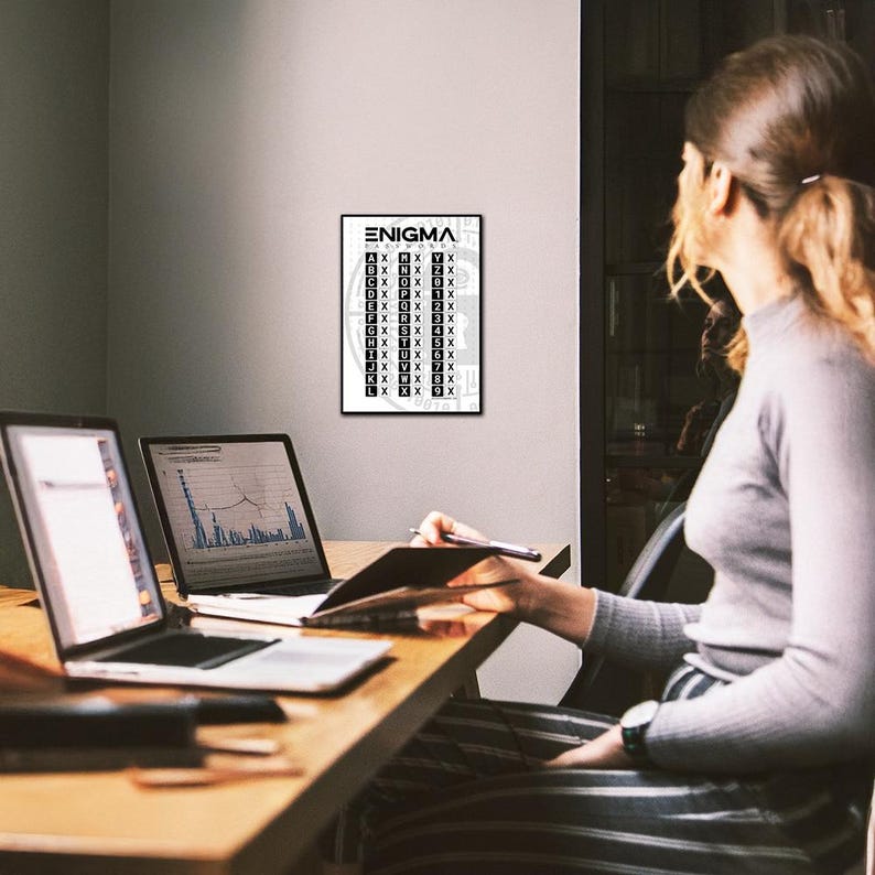 Enigma Password Card PDF – Printable Password Generator, Offline ...