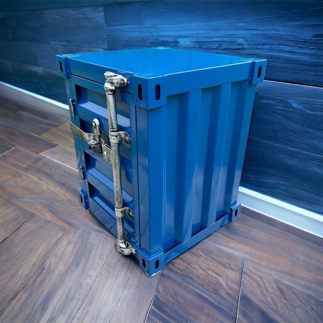 Bedside Table Storage Gaming Storage Cabinets Industrial Metal Retro ...