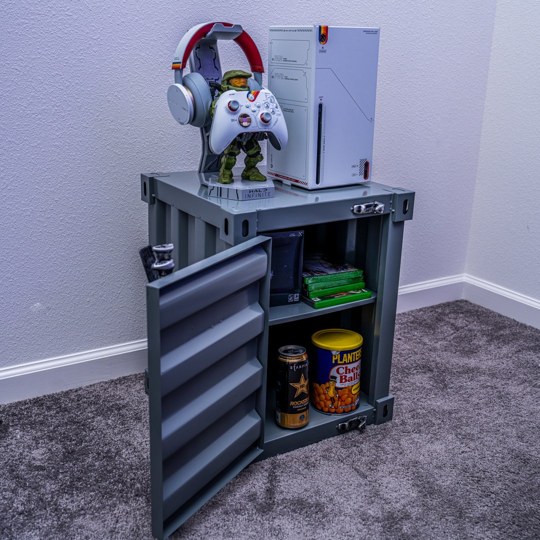 Cabinet Design Steel Cool Gaming Industrial Metal Retro Container ...