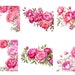 20 Watercolor Peonies and Roses Clipart Bundle Sublimation Designs ...