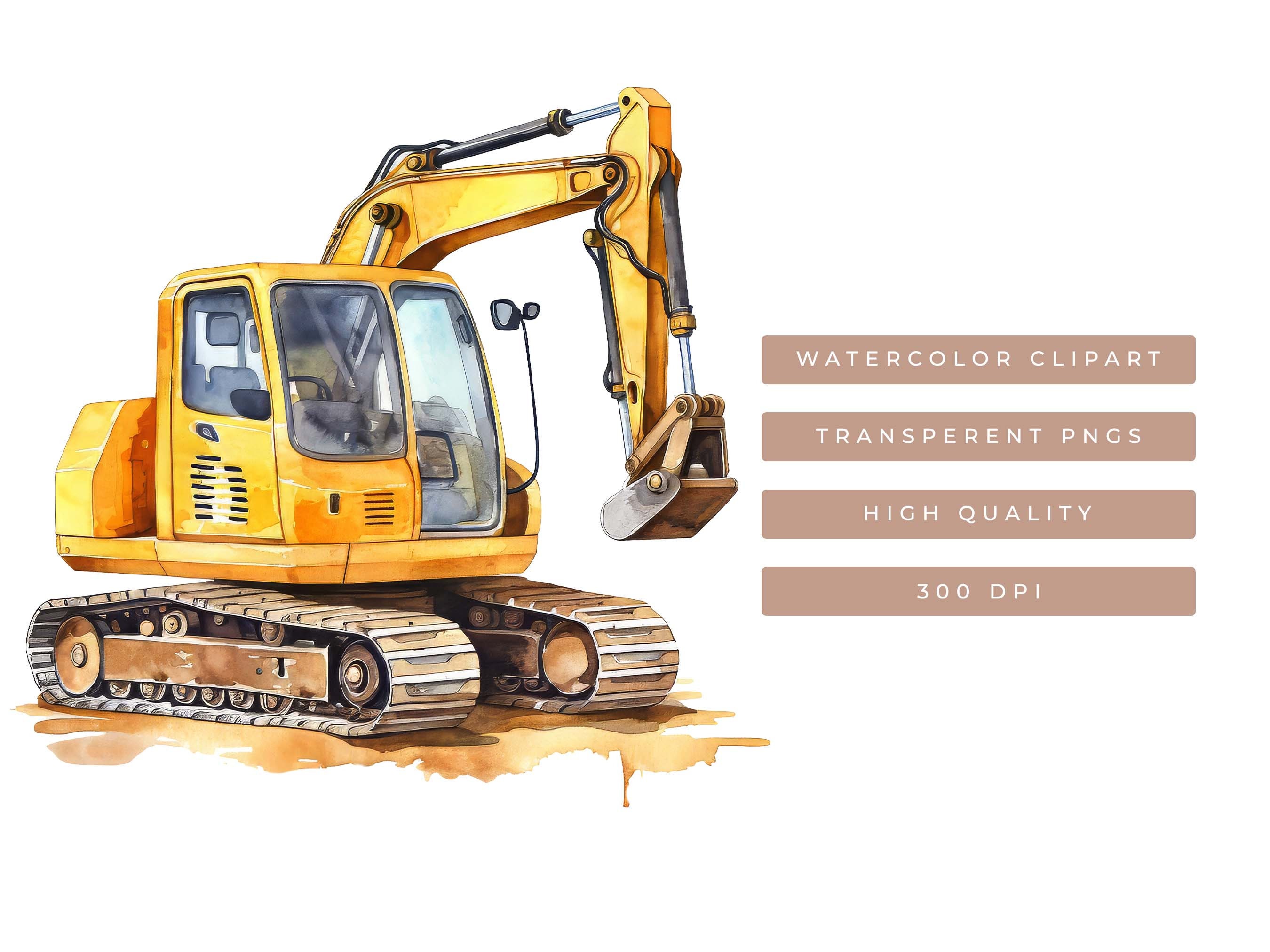 30 Watercolor Transportation Clipart Bundle Clipart Bundle Png Designs ...