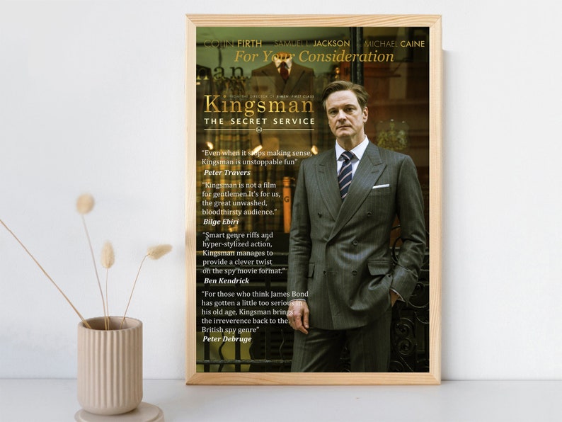 Kingsman the Secret Service Movie Poster 2023 Film/room Decor Wall Art ...