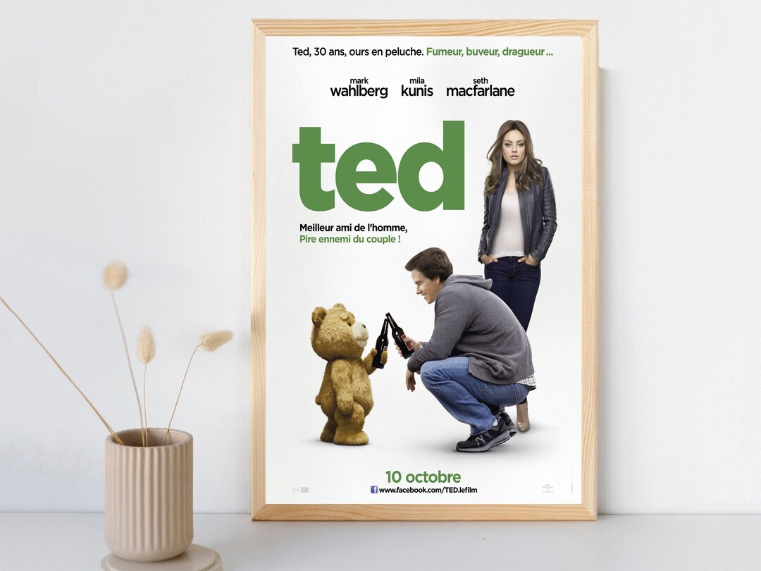 Ted Movie Poster 2023 Film/room Decor Wall Art/poster Gift/canvas ...