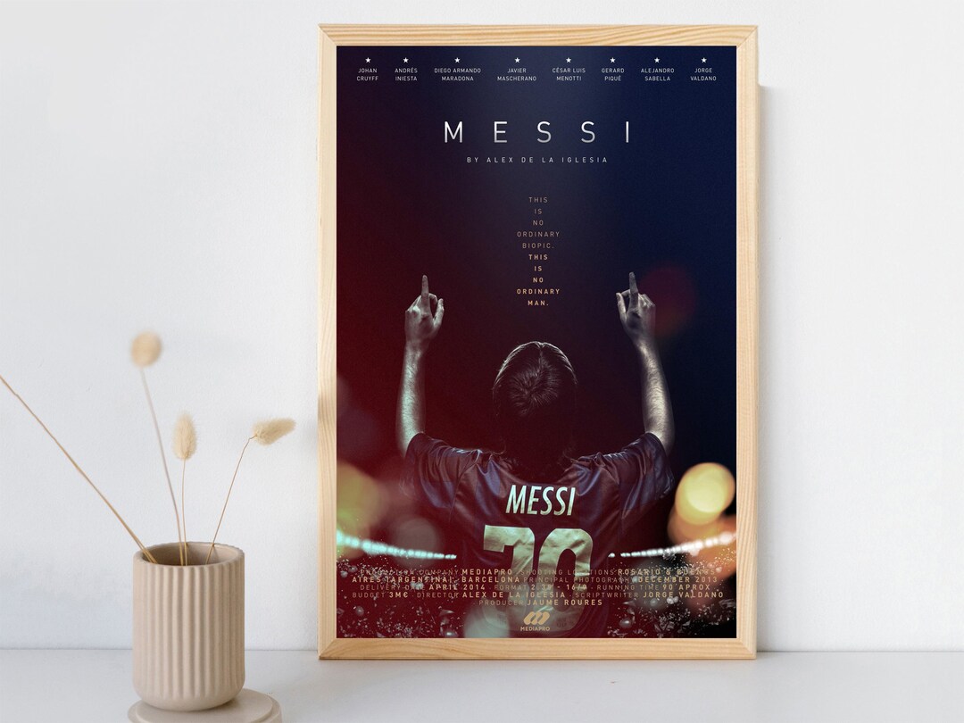 Messi Movie Poster 2023 Film/room Decor Wall Art/poster - Etsy