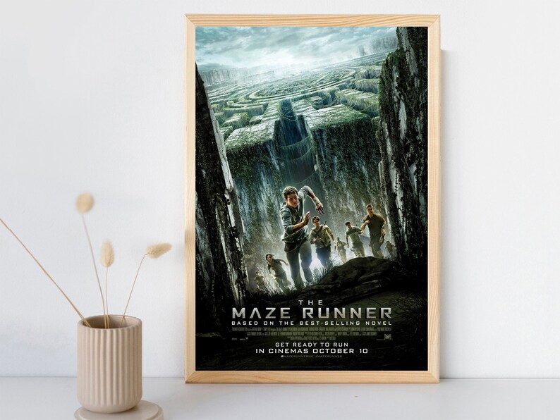 The Maze Runner Movie Poster 2023 Film/room Decor Wall Art/poster Gift ...