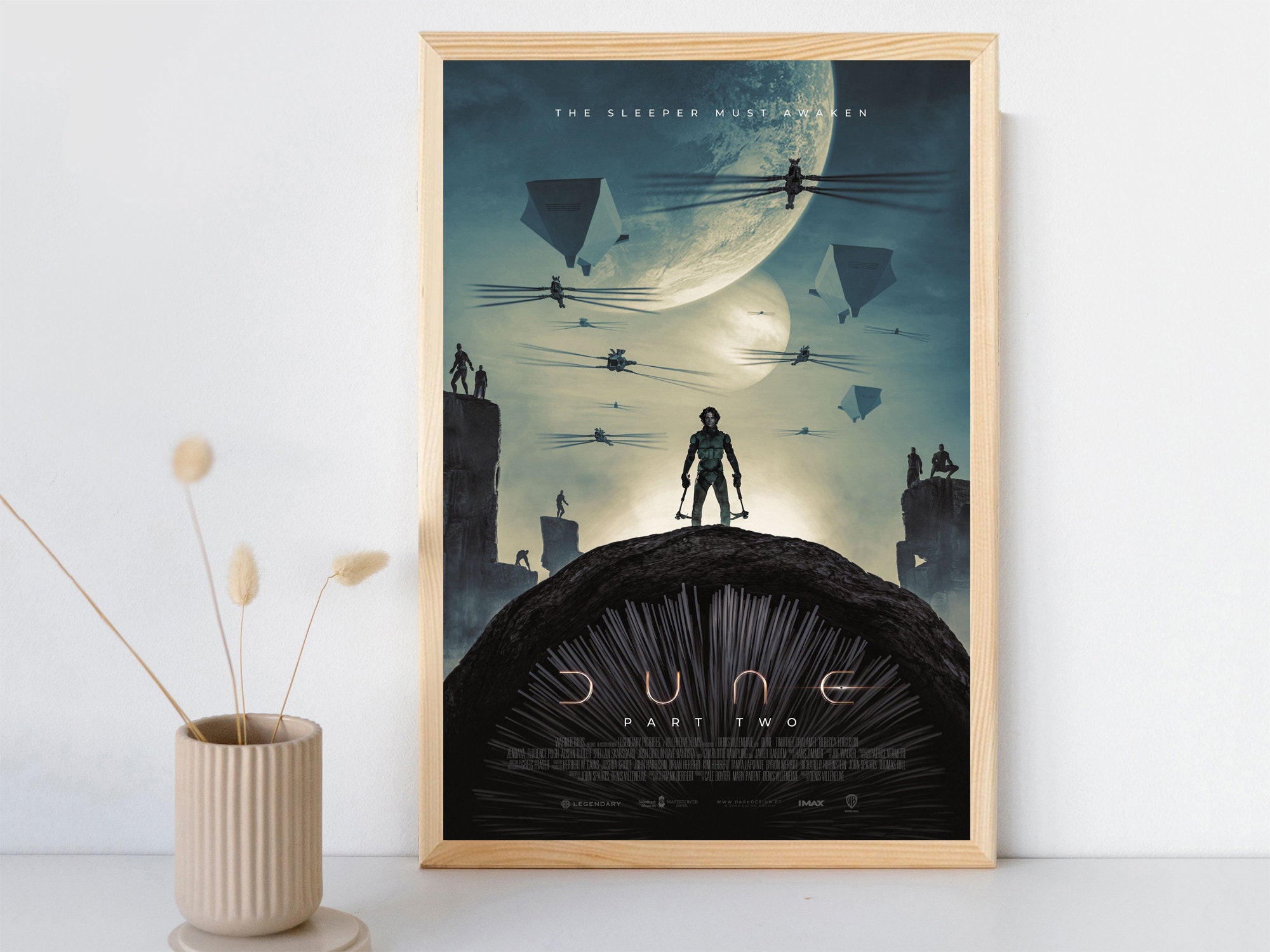 Dune 2 Poster, Dune Part Two Wall Art, Dune Movie Poster sold by Device ...