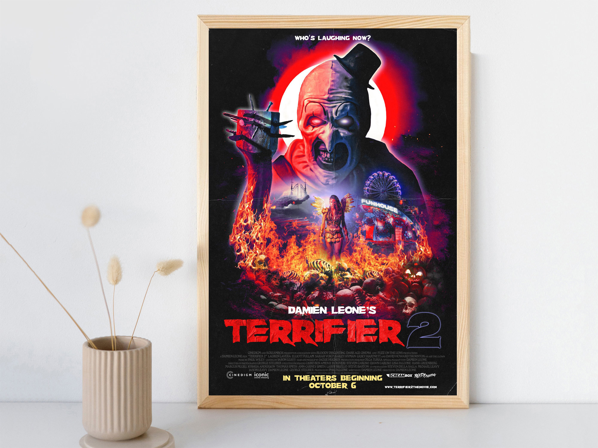 Terrifier 2 Movie Poster 2023 Film/room Decor Wall Art/poster Gift ...