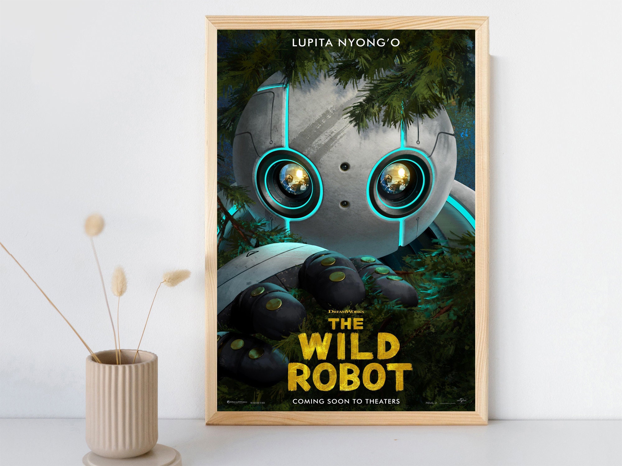 The Wild Robot Movie Poster 2023 Film/room Decor Wall Art/poster Gift ...