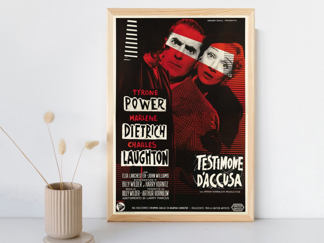 Witness for the Prosecution Movie Poster 2023 Film/room Decor Wall Art ...