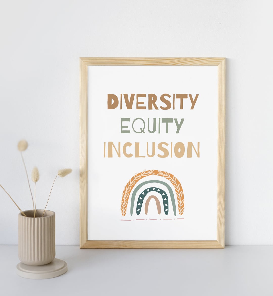 Diversity for Classroom, Equity Posters, Inclusion Printable, Counselor ...