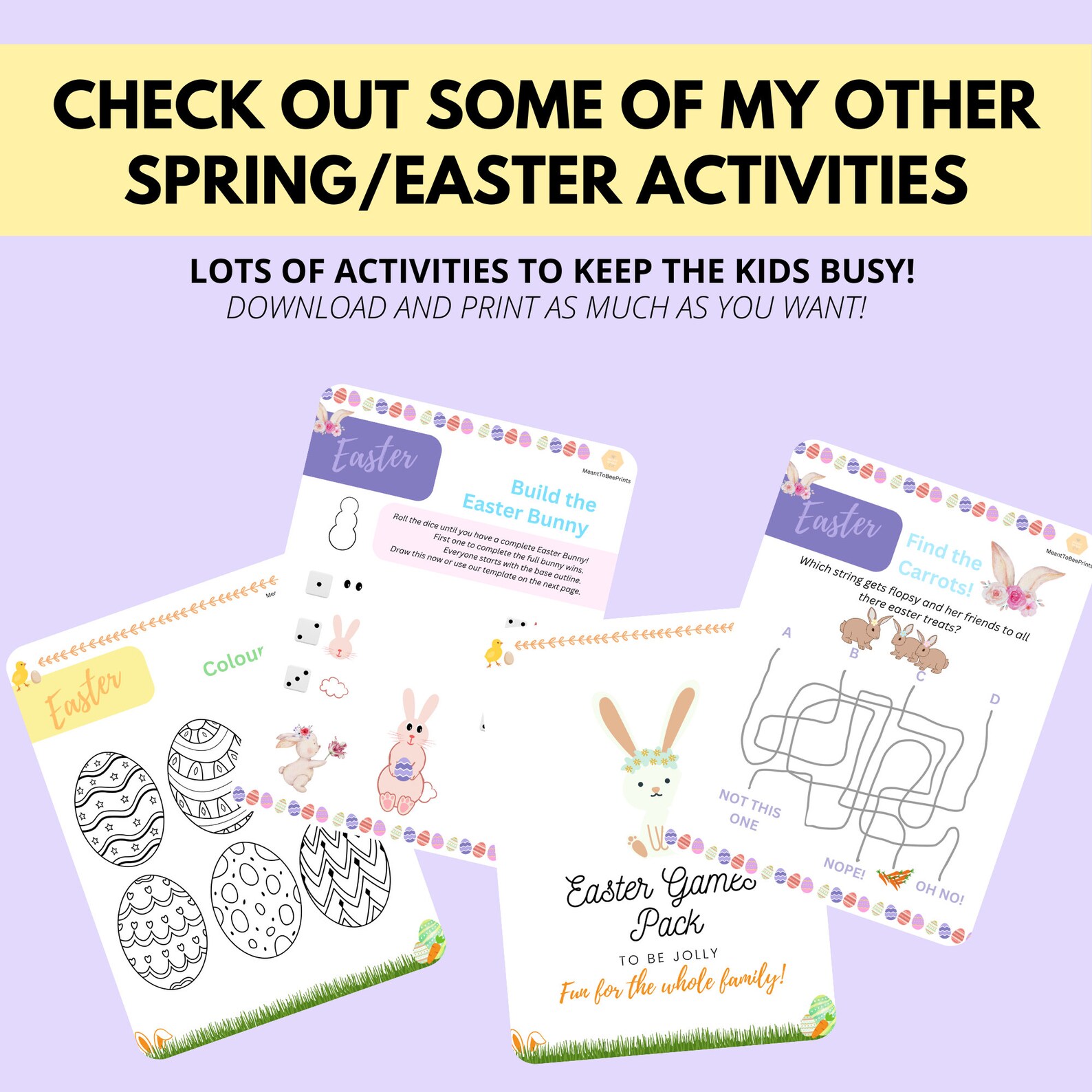Indoor Easter Scavenger Hunt - Etsy