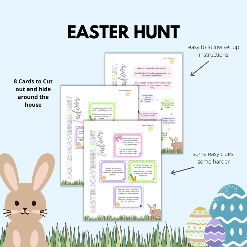 Indoor Easter Scavenger Hunt - Etsy