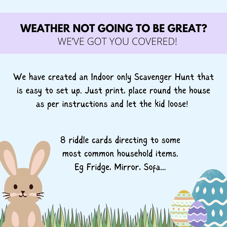Indoor Easter Scavenger Hunt - Etsy