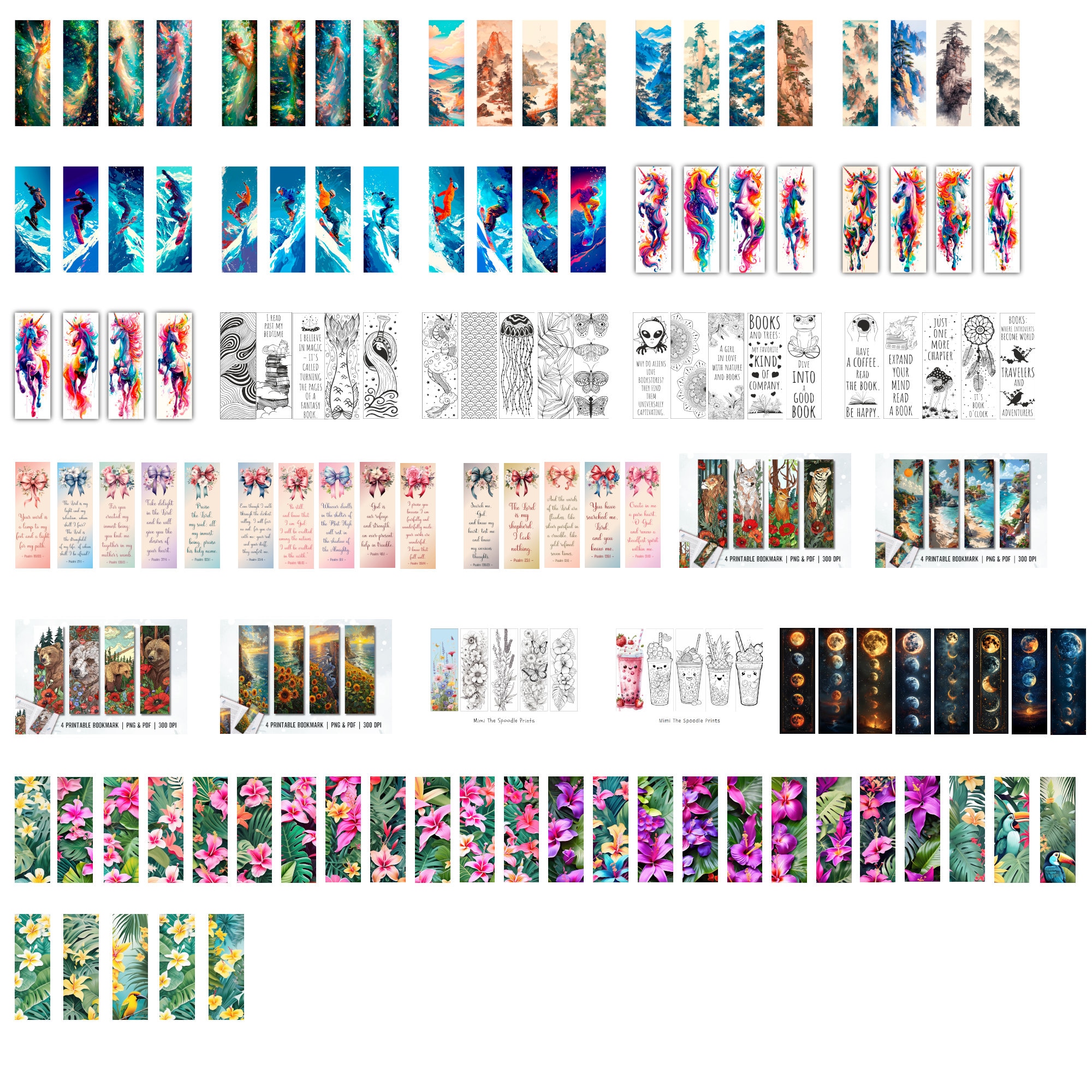 Bookmark +900 Mega Bundle,bookmark Png,retro Bookmark,vintage Bookmark ...