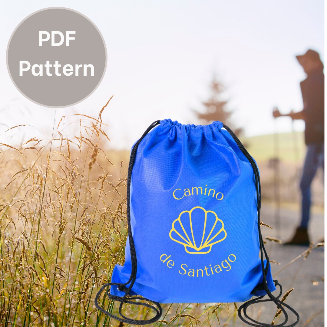 Camino De Santiago Embroidery Pattern; Hiking Embroidery Design; Camino ...